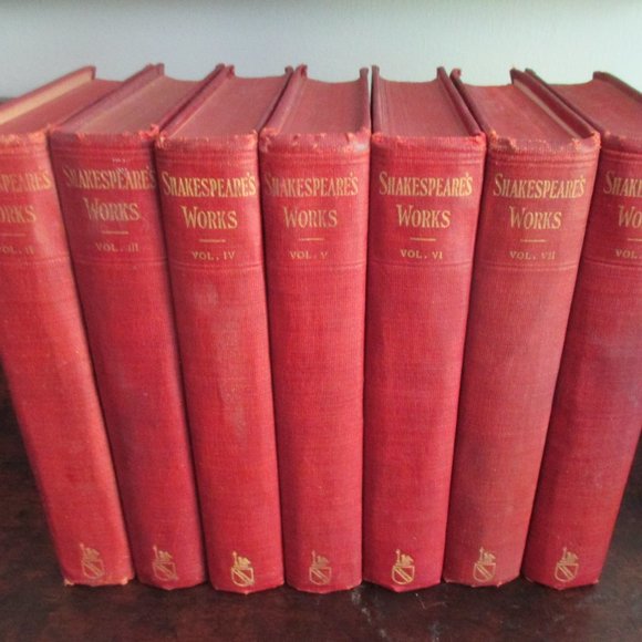 Coates & Co. | Accents | Shakespeares Works Volumes 28 Falstaff Edition ...